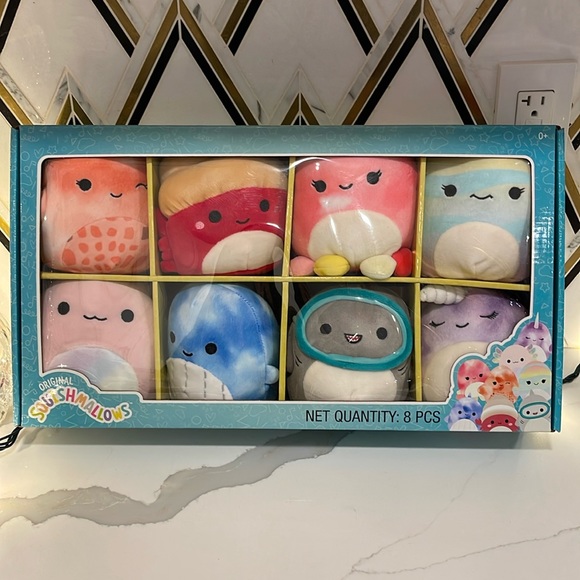 Kellytoy | Toys | Kellytoy Original Squishmallows Sealife Minipack 8 ...